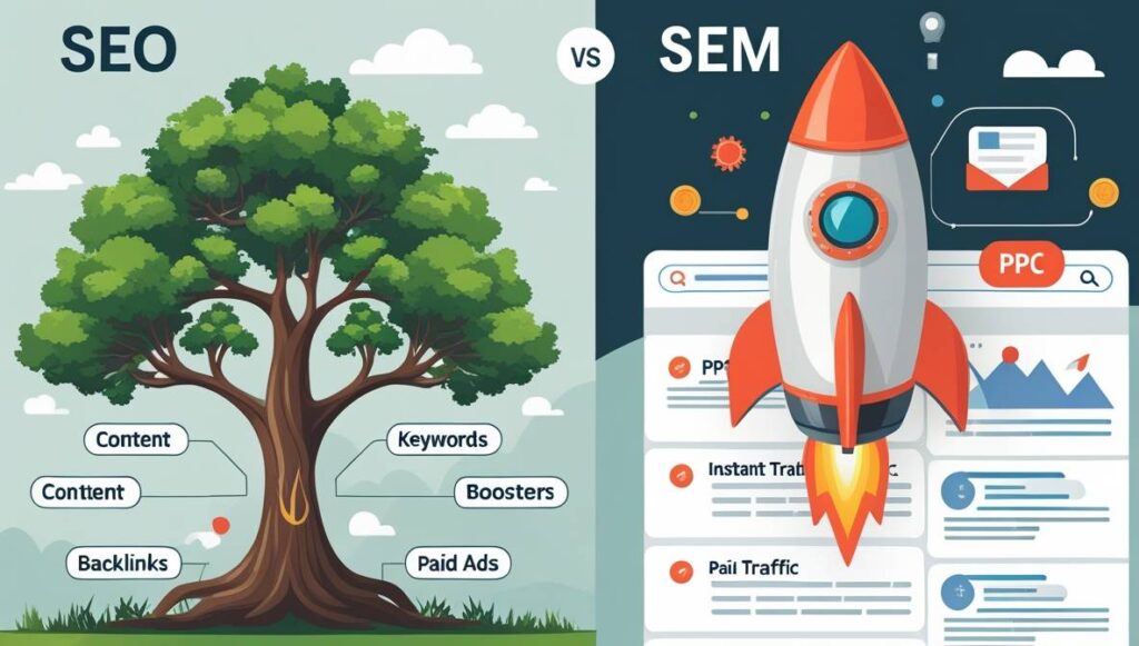 SEO vs. SEM: Key Differences and Strategic Importance